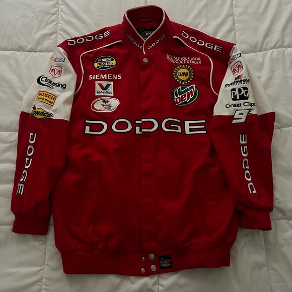 Chase Authentics | Jackets & Coats | Rare Vintage Dodge Nascar Racing Jacket Chase Authentics ...